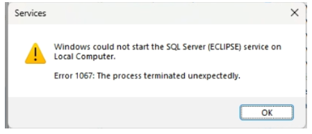 SQL Server Will Not Start After Windows 11 Upgrade – NVMe Drive ...