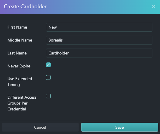 Cardholders and Enrollment