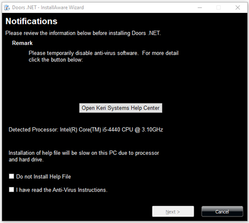 Doors.NET - Quick Start Guide