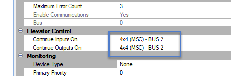 Elevator Control with NXT-MSC and 4x4 Modules