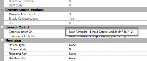 Elevator Control with NXT-MSC and MR16IN/MR16OUT Modules
