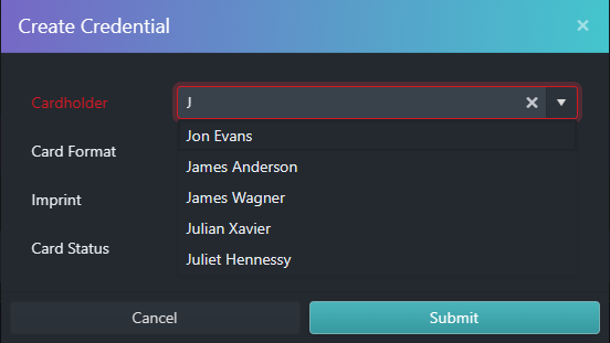 Cardholders and Enrollment